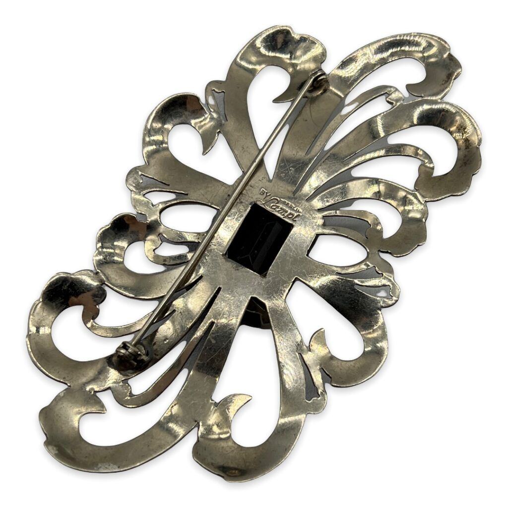Huge Retro Walter Lampl Sterling Brooch - Vintage Jewerly Collect